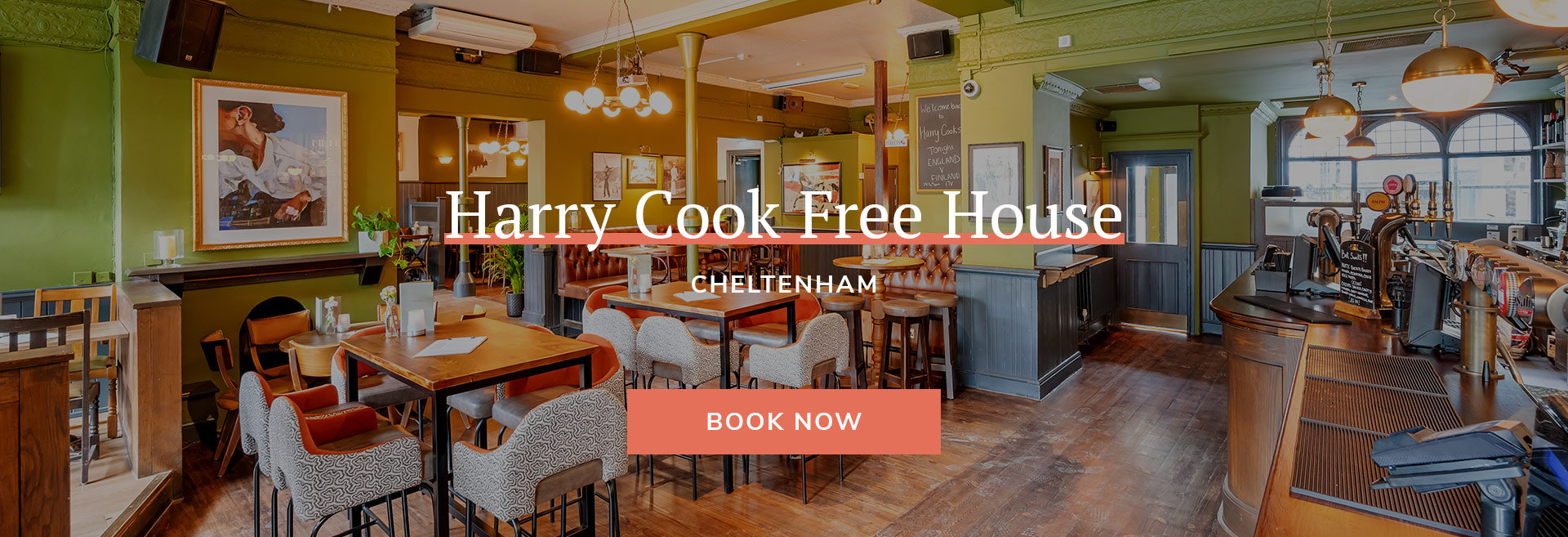 Harry Cook Free House Pub & Restaurant in Cheltenham, Gloucestershire